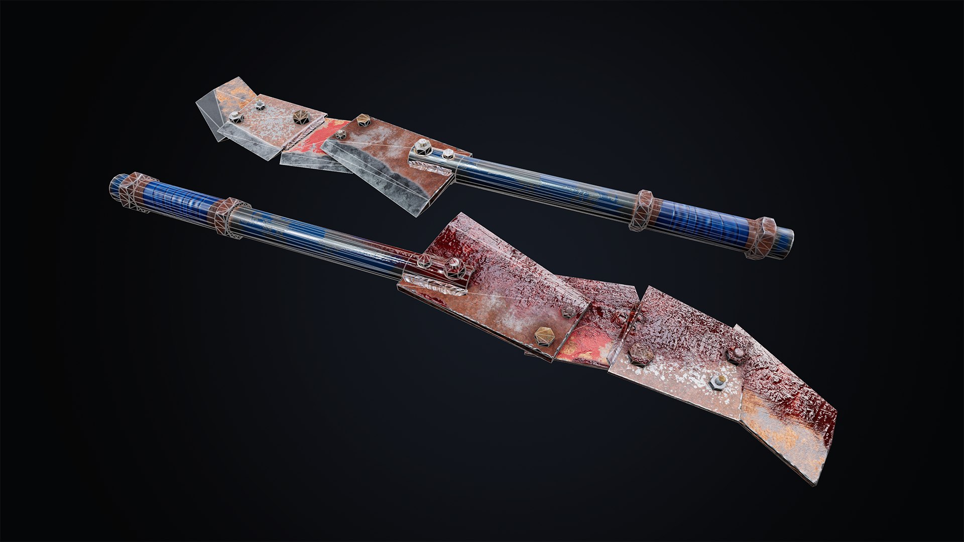Post Apocalyptic Sword 3D model - TurboSquid 1743515