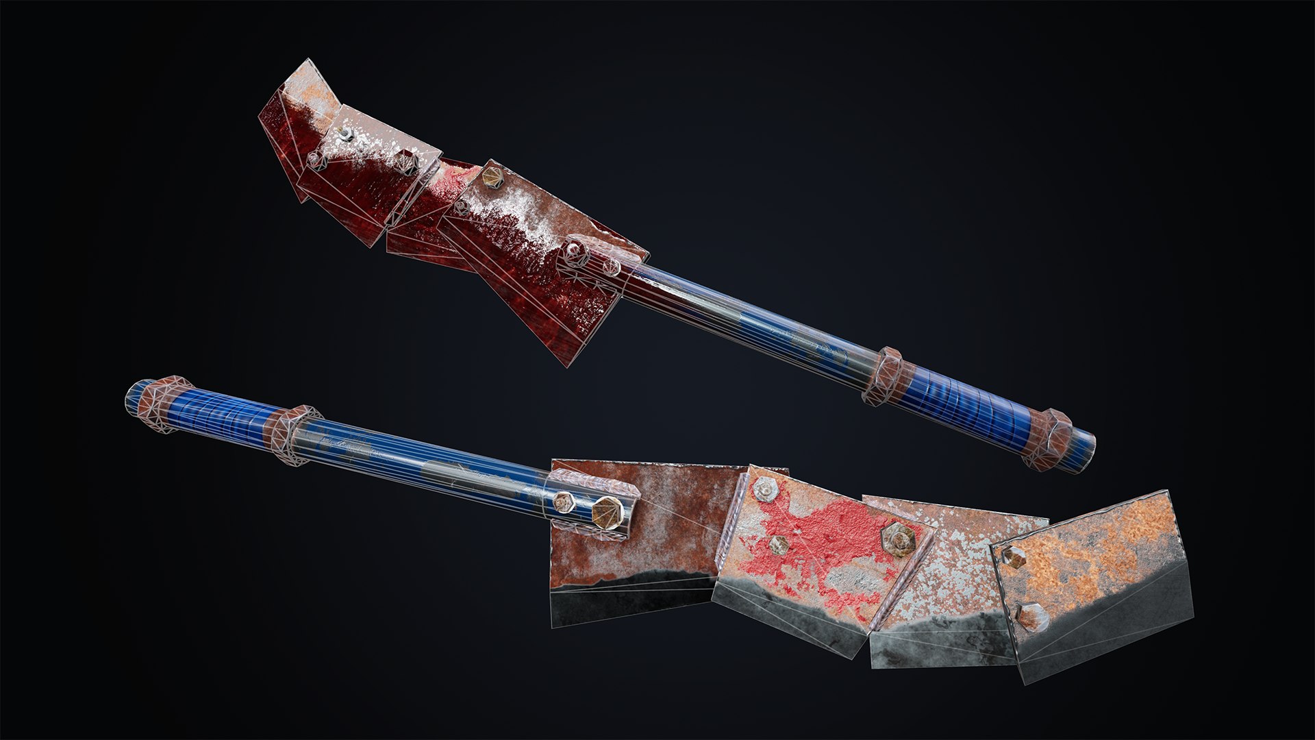 Post Apocalyptic Sword 3D model - TurboSquid 1743515