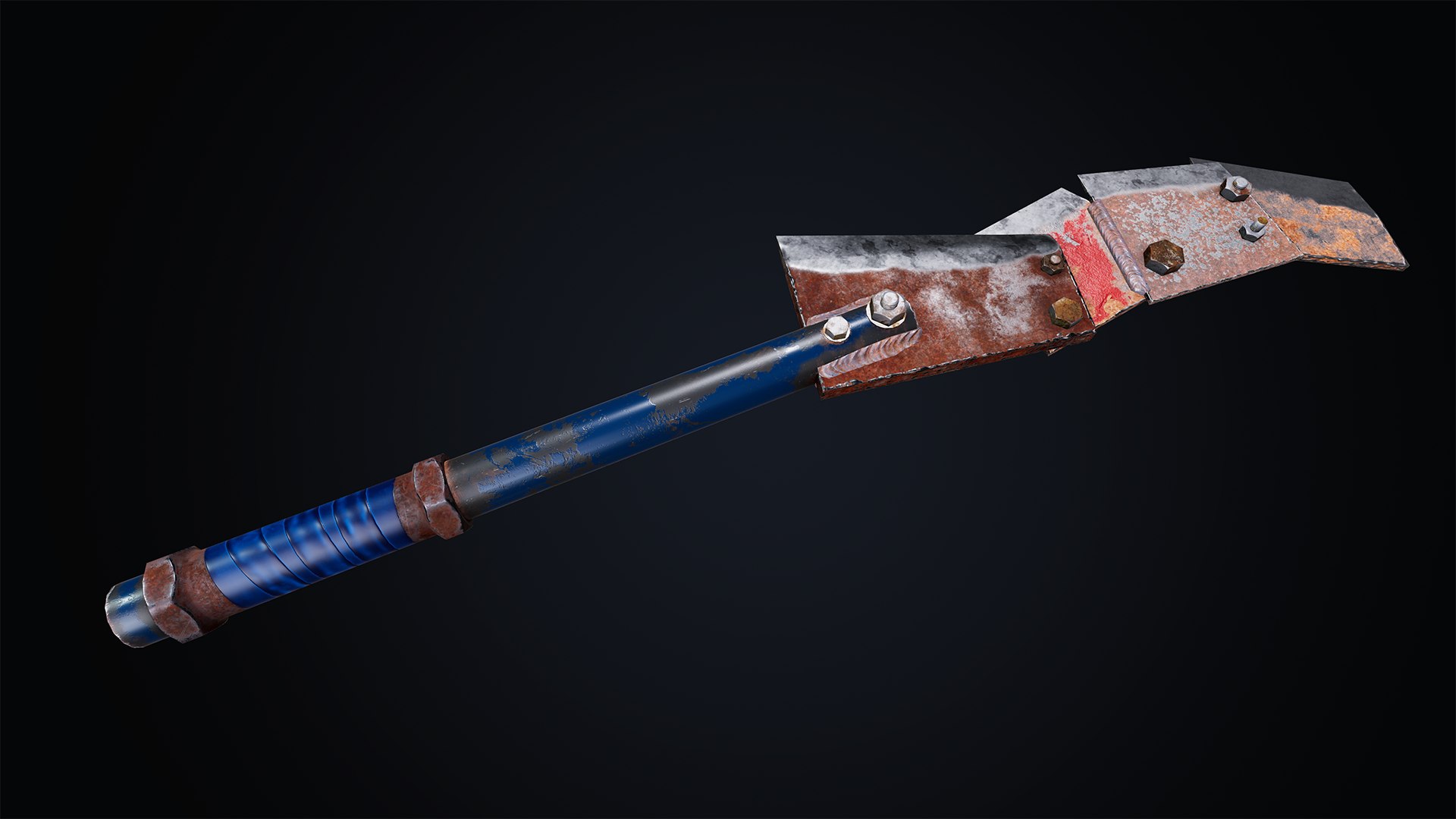 Post Apocalyptic Sword 3D model - TurboSquid 1743515