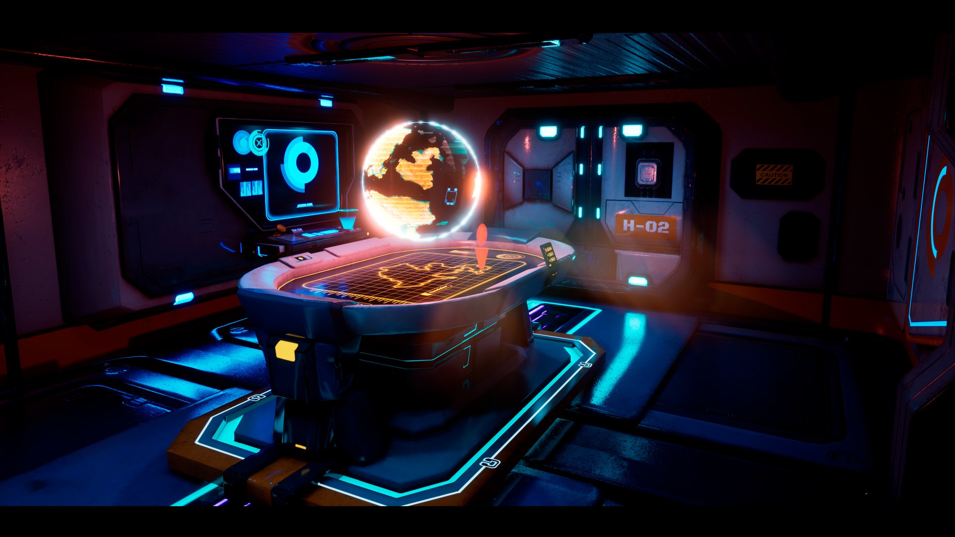 3D Model Sci Fi Control Room - TurboSquid 2104800