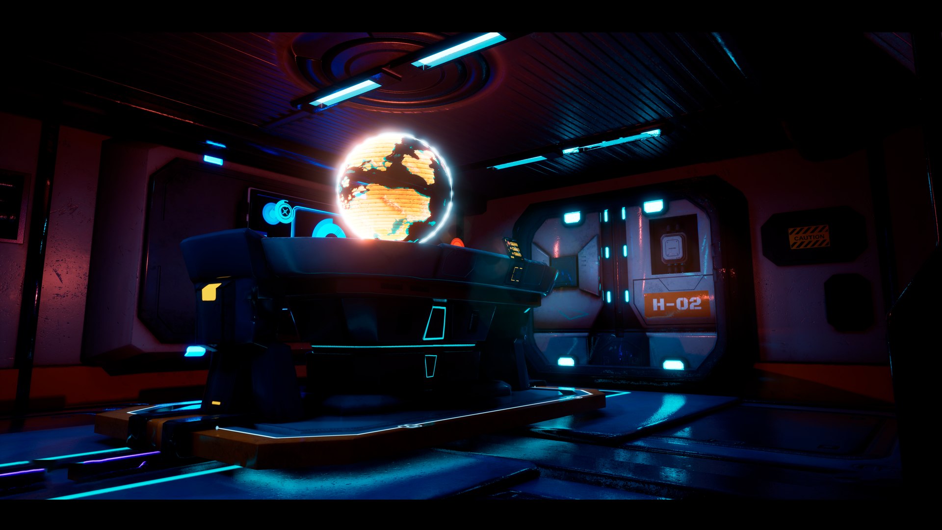 3D Model Sci Fi Control Room - TurboSquid 2104800