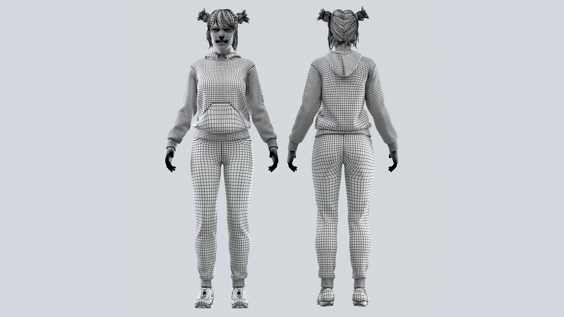 3D Girl Rig - TurboSquid 1698211