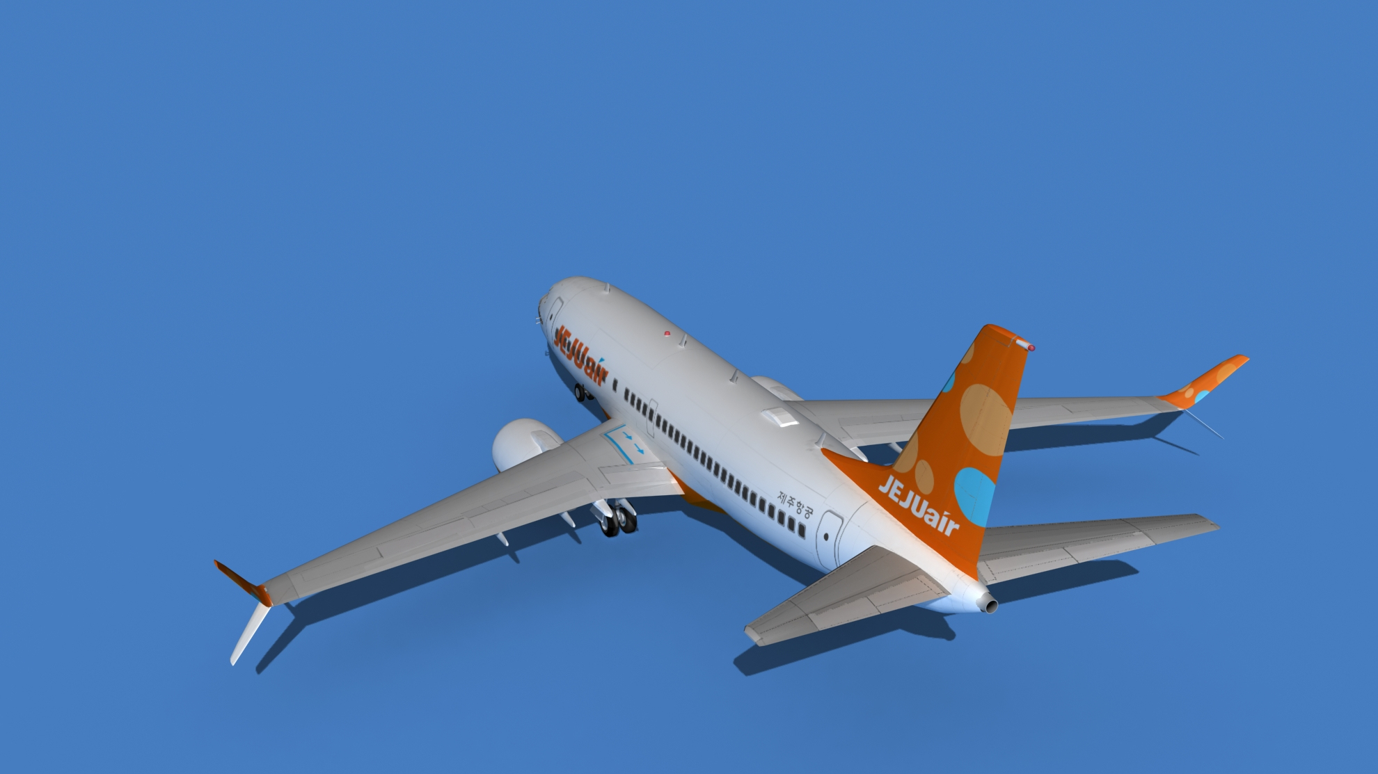 Boeing 737 Max 7 Jeju Air 3D model - TurboSquid 1758624