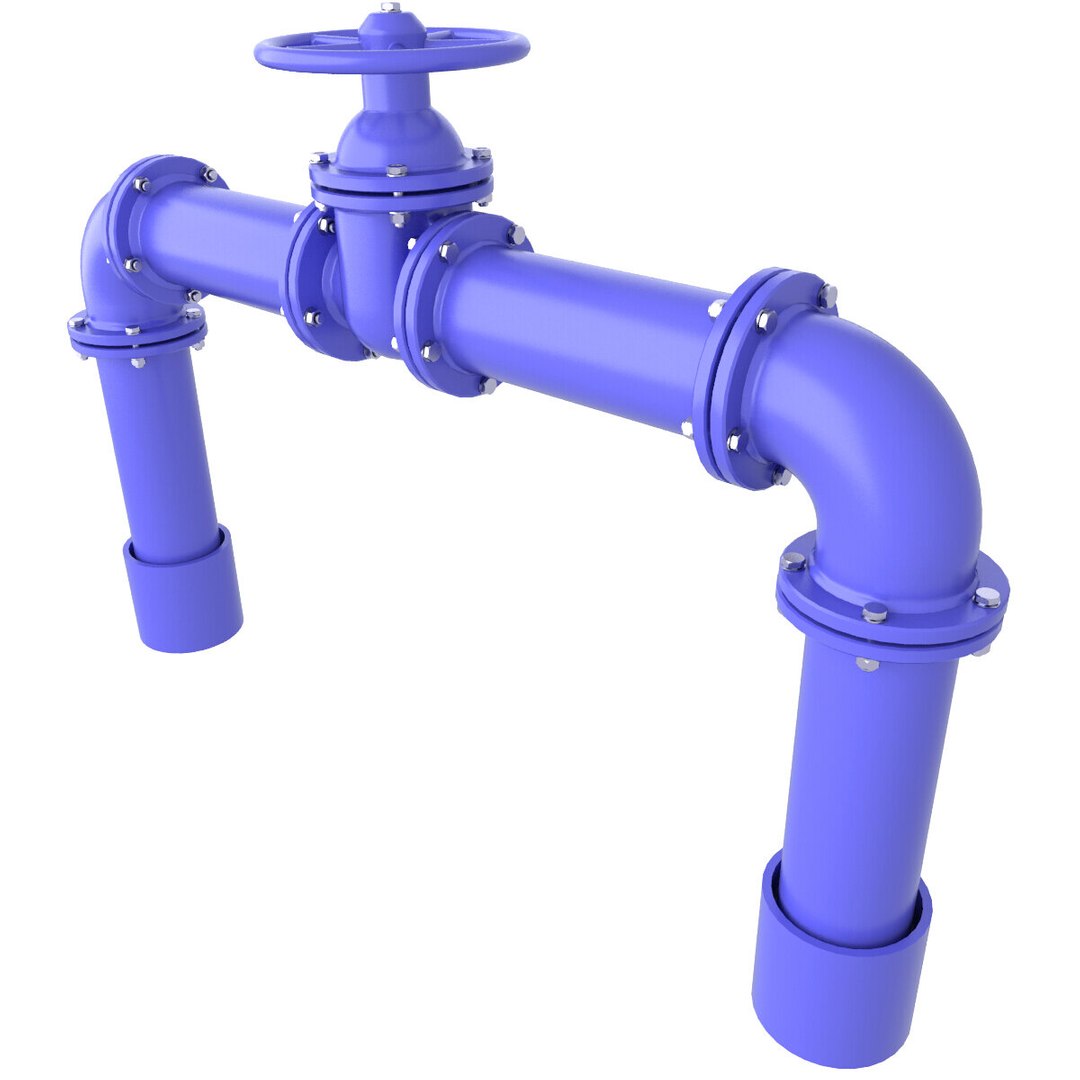 Water Pipe 41 3D Model - TurboSquid 2257214