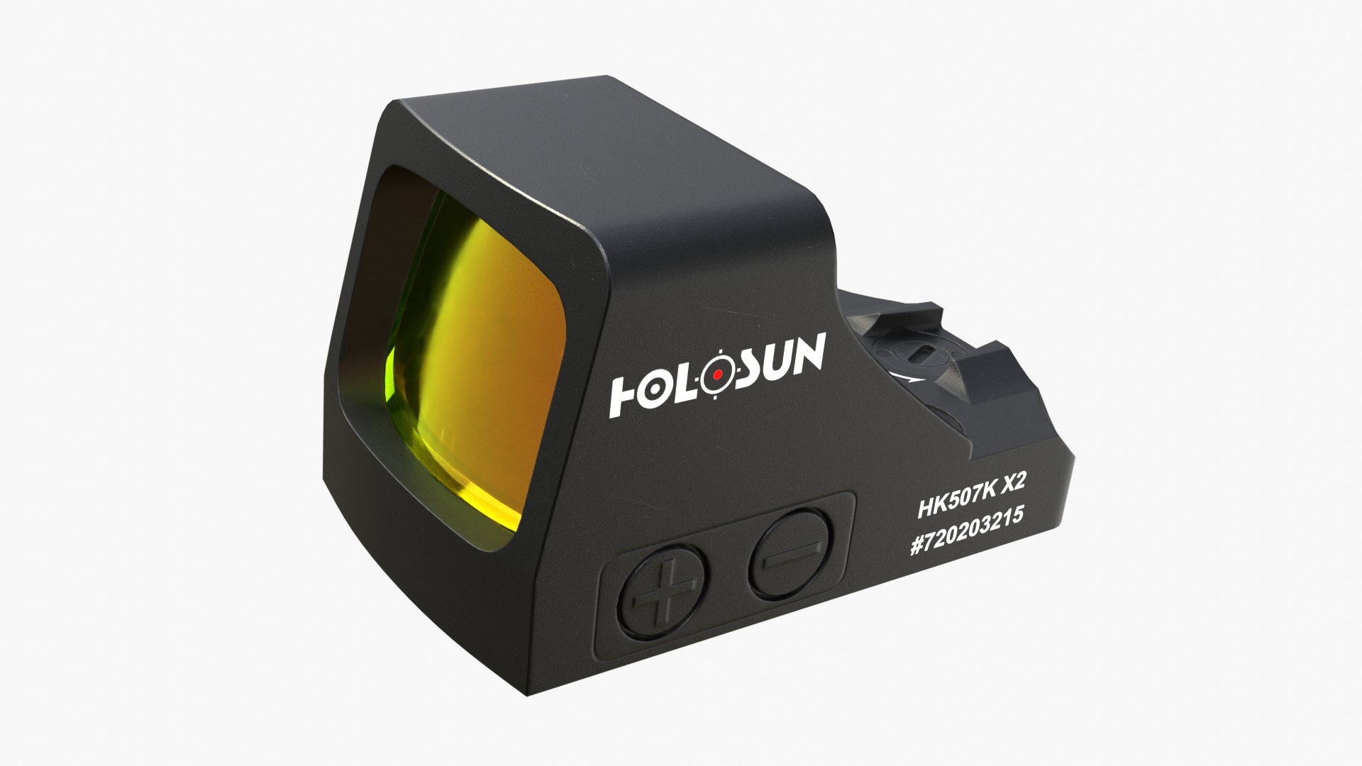 3D Holosun HS507K X2 Red Dot Sight Model - TurboSquid 2411471