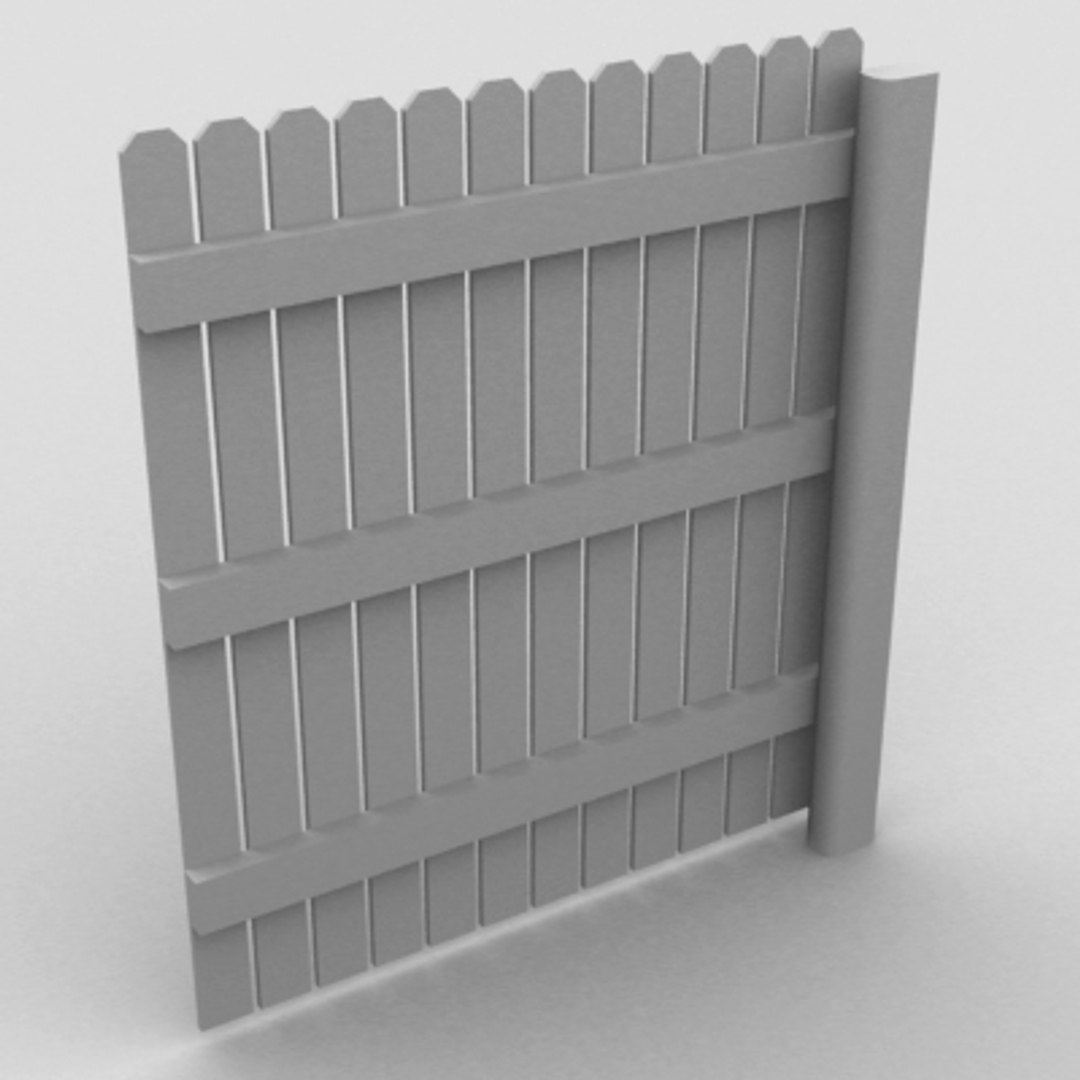 3d stockade fence