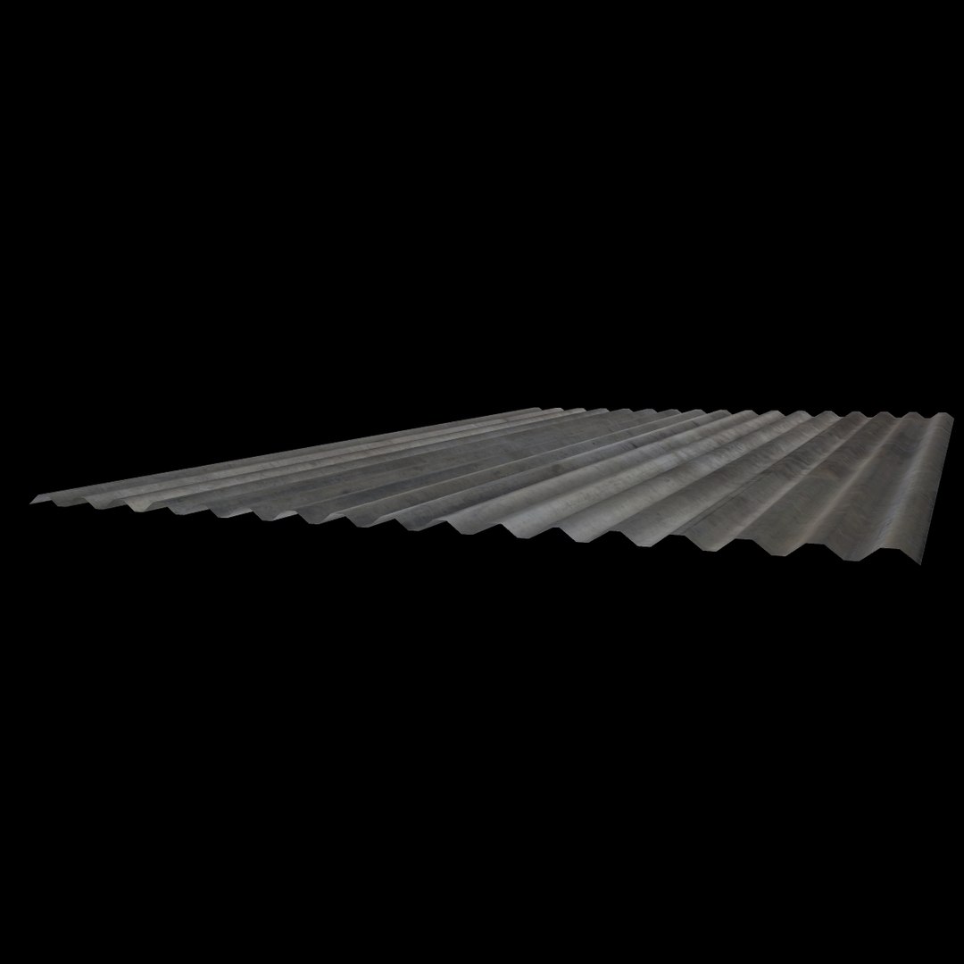 3ds Max Sheet Corrugated Metal