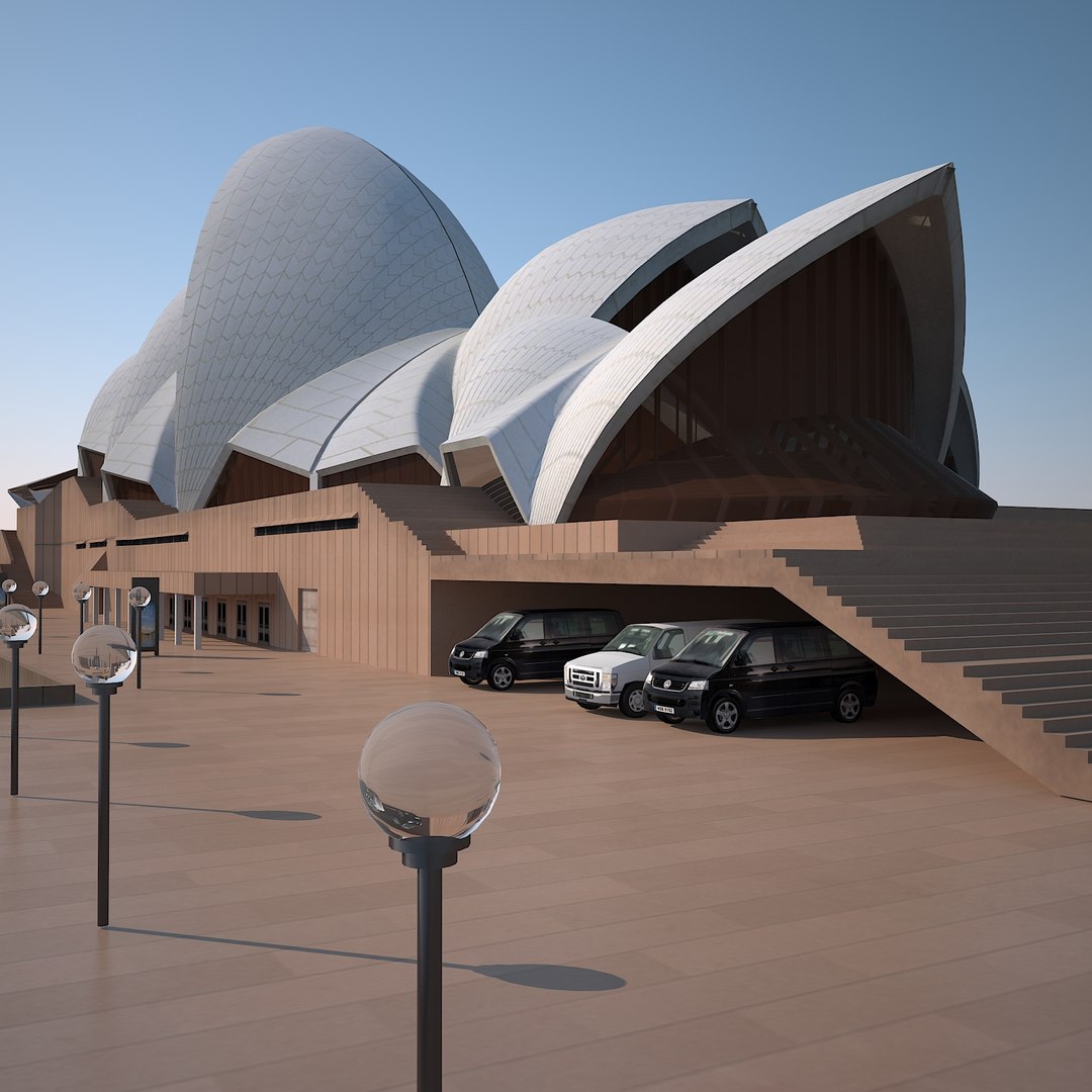3d Sydney Opera House Model