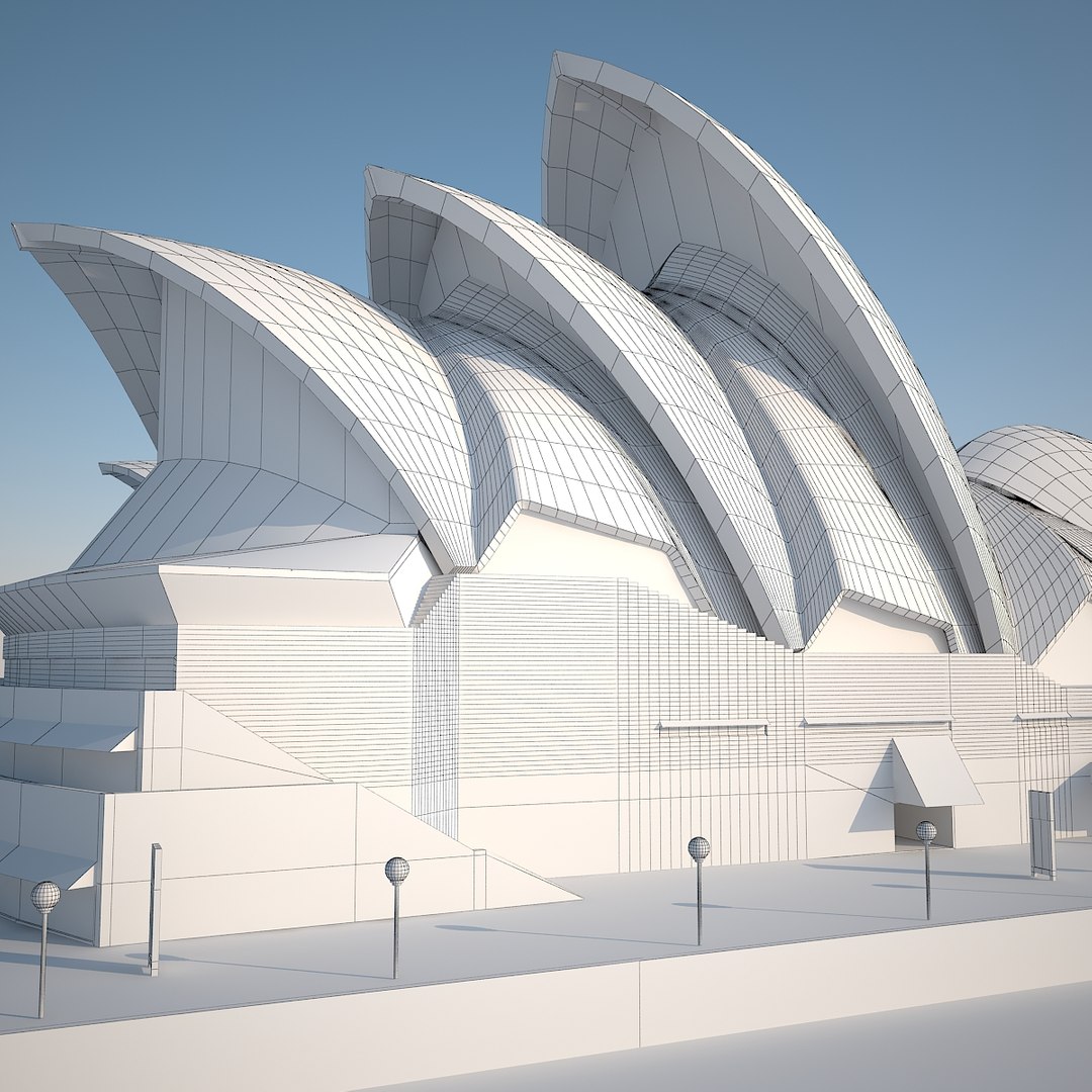 3d sydney opera house model