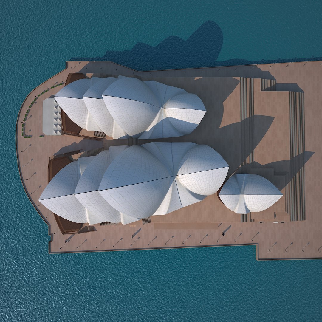 3d Sydney Opera House Model