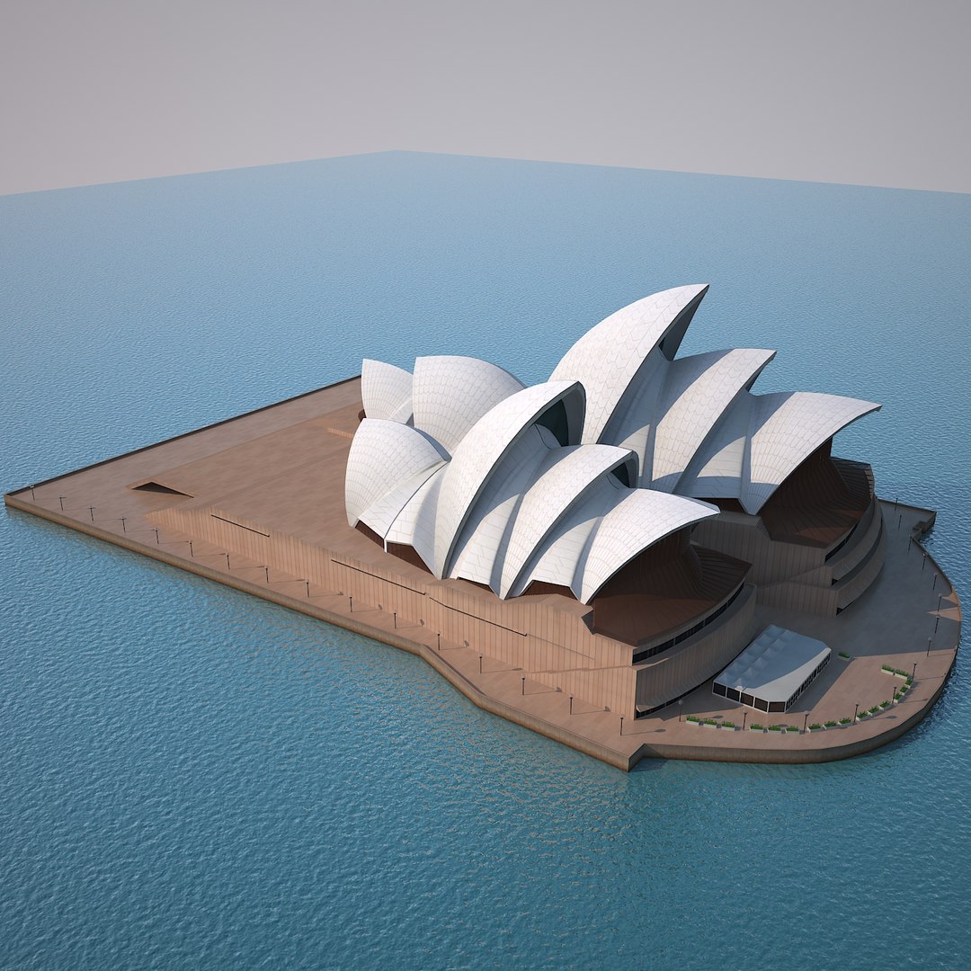 3d Sydney Opera House Model