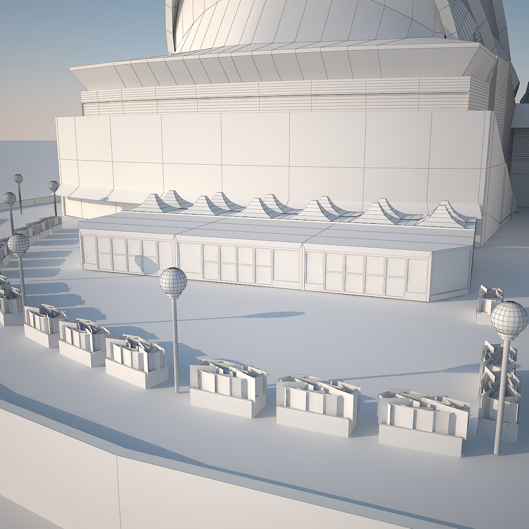 3d sydney opera house model