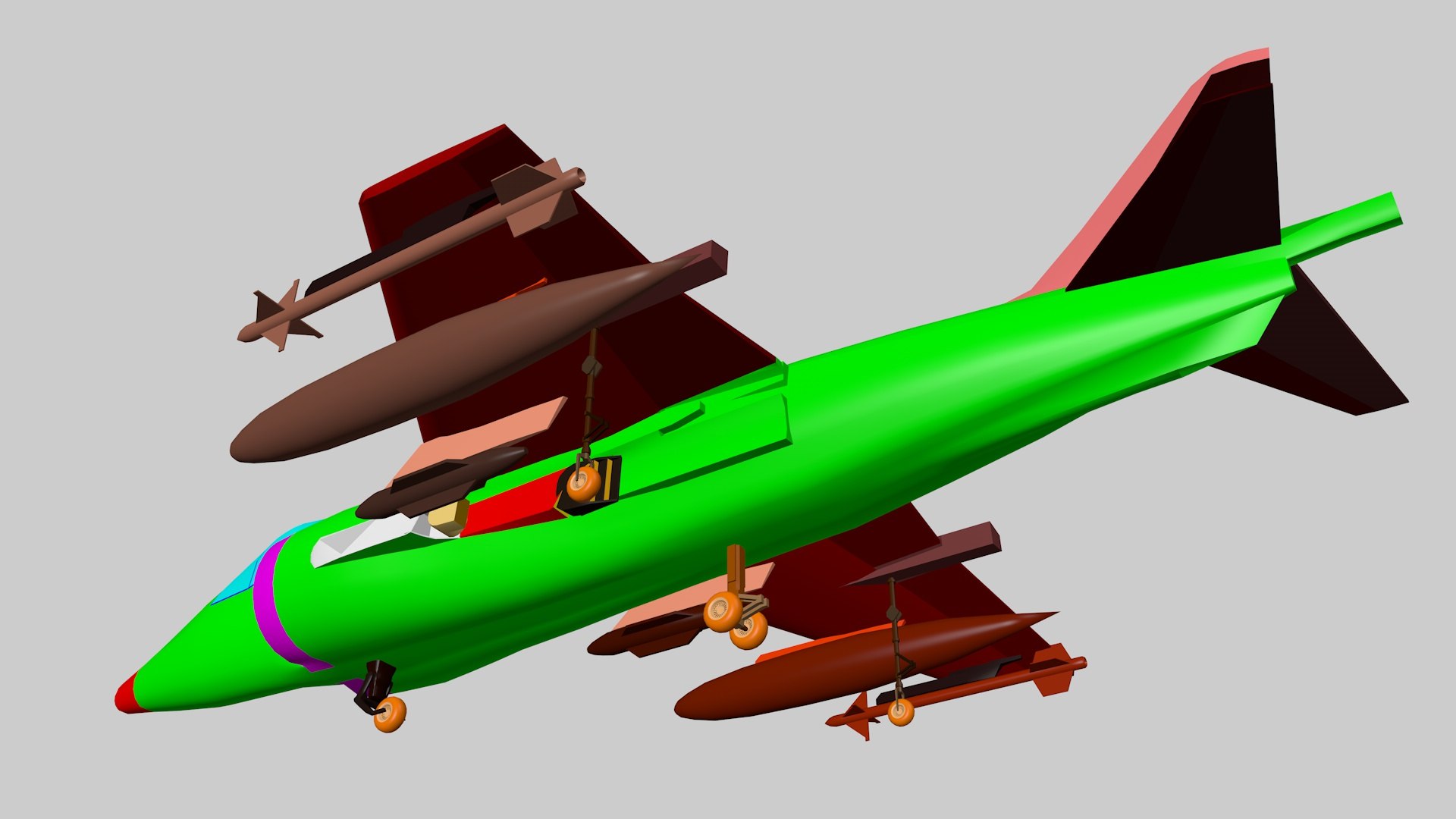 FIGHT PLANE WEAPONS 3D Model - TurboSquid 2085508