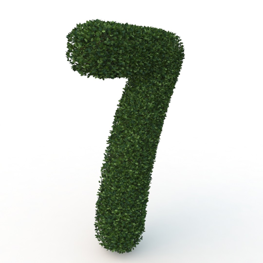 3D 7 hedge - TurboSquid 1453119