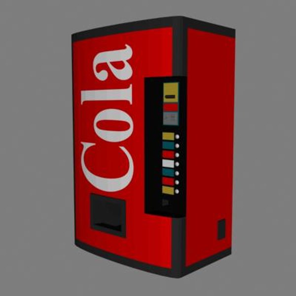 vending machine 3d model