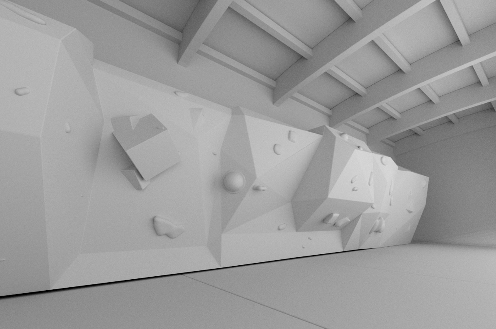 Rock Climbing Bouldering Gym 3D Model - TurboSquid 1189066