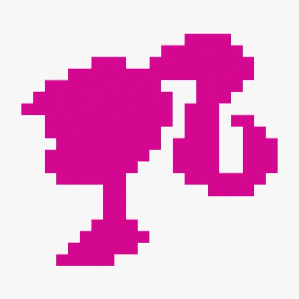 modelo 3d Barbie Pixel - TurboSquid 2081100