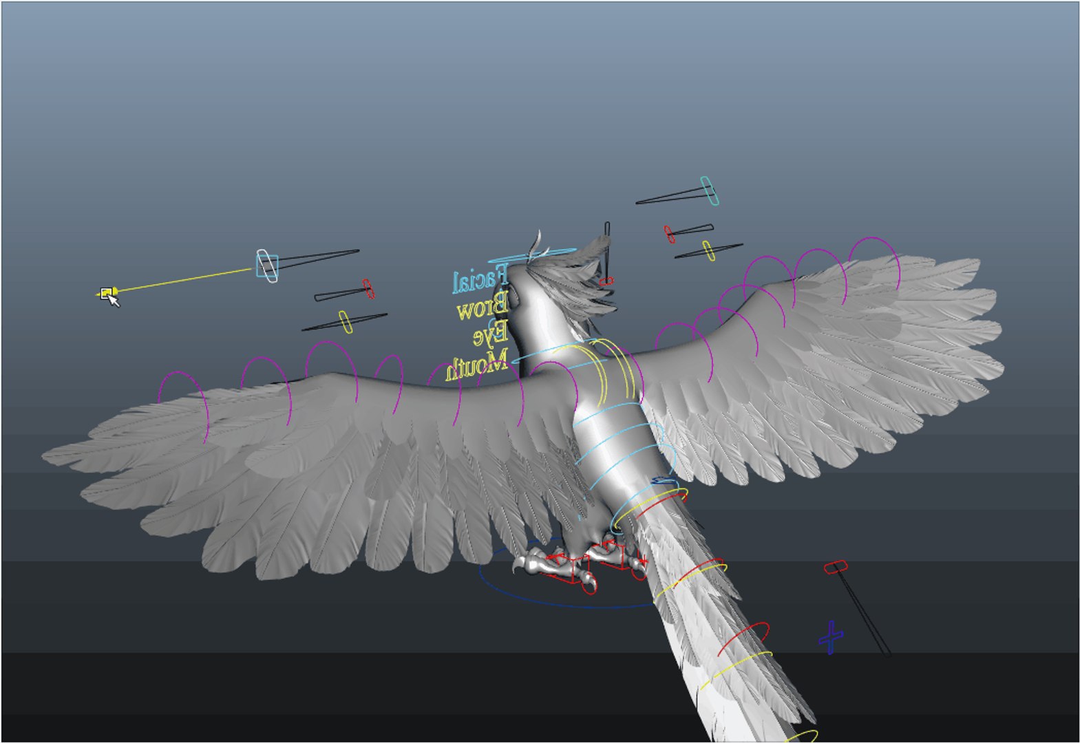 Parrot Bird Cartoon Bird 3D Model - TurboSquid 1958170