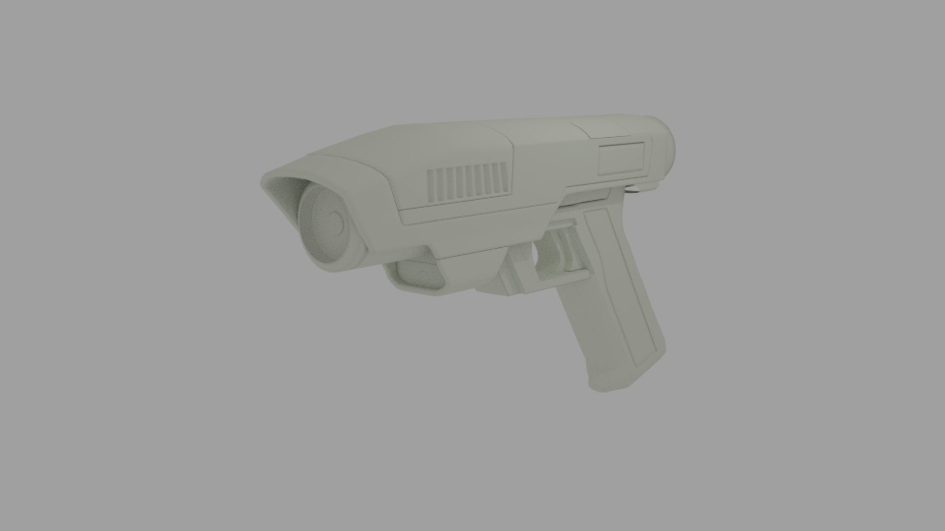 Medium Laser Gun 3d 3ds