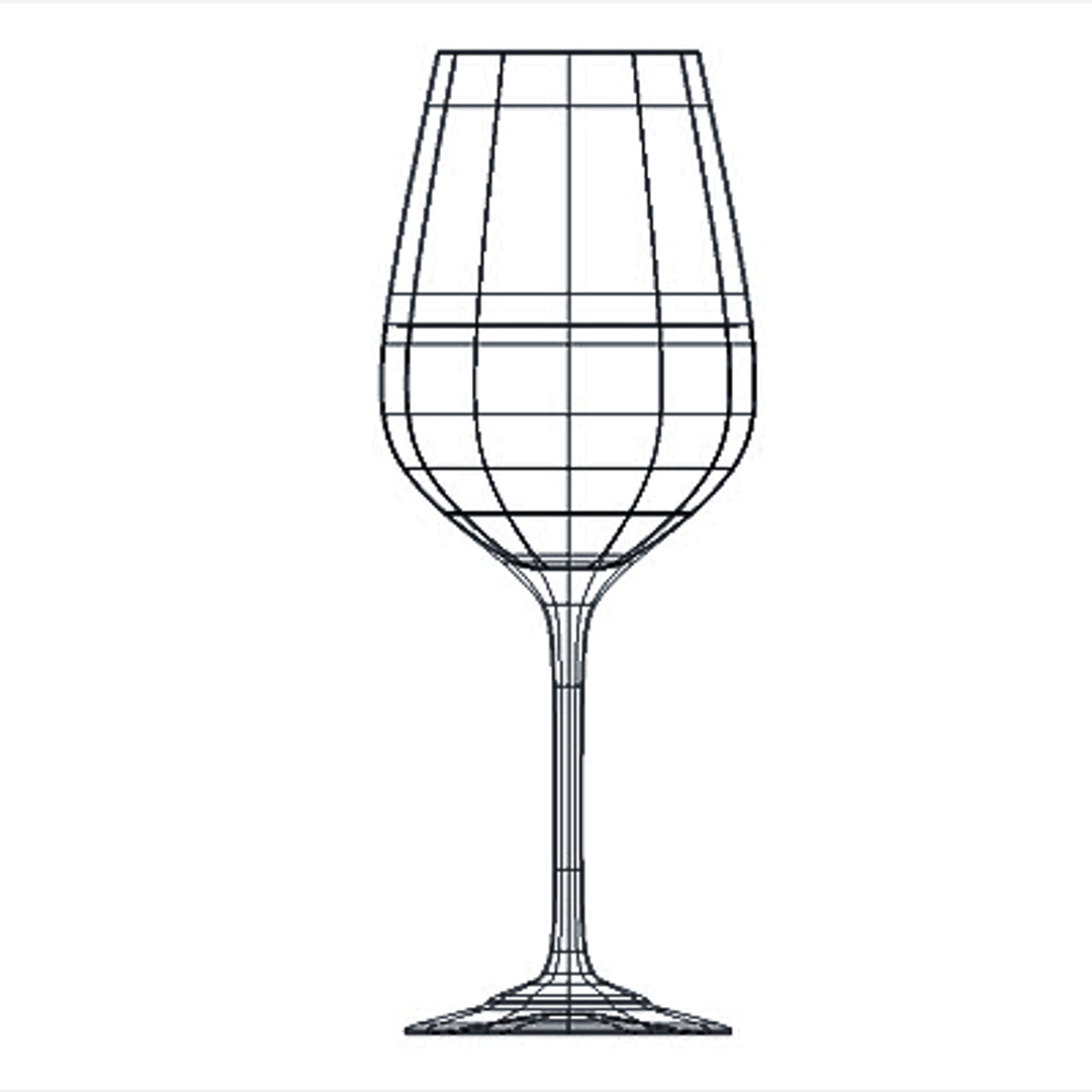 dxf wine glass