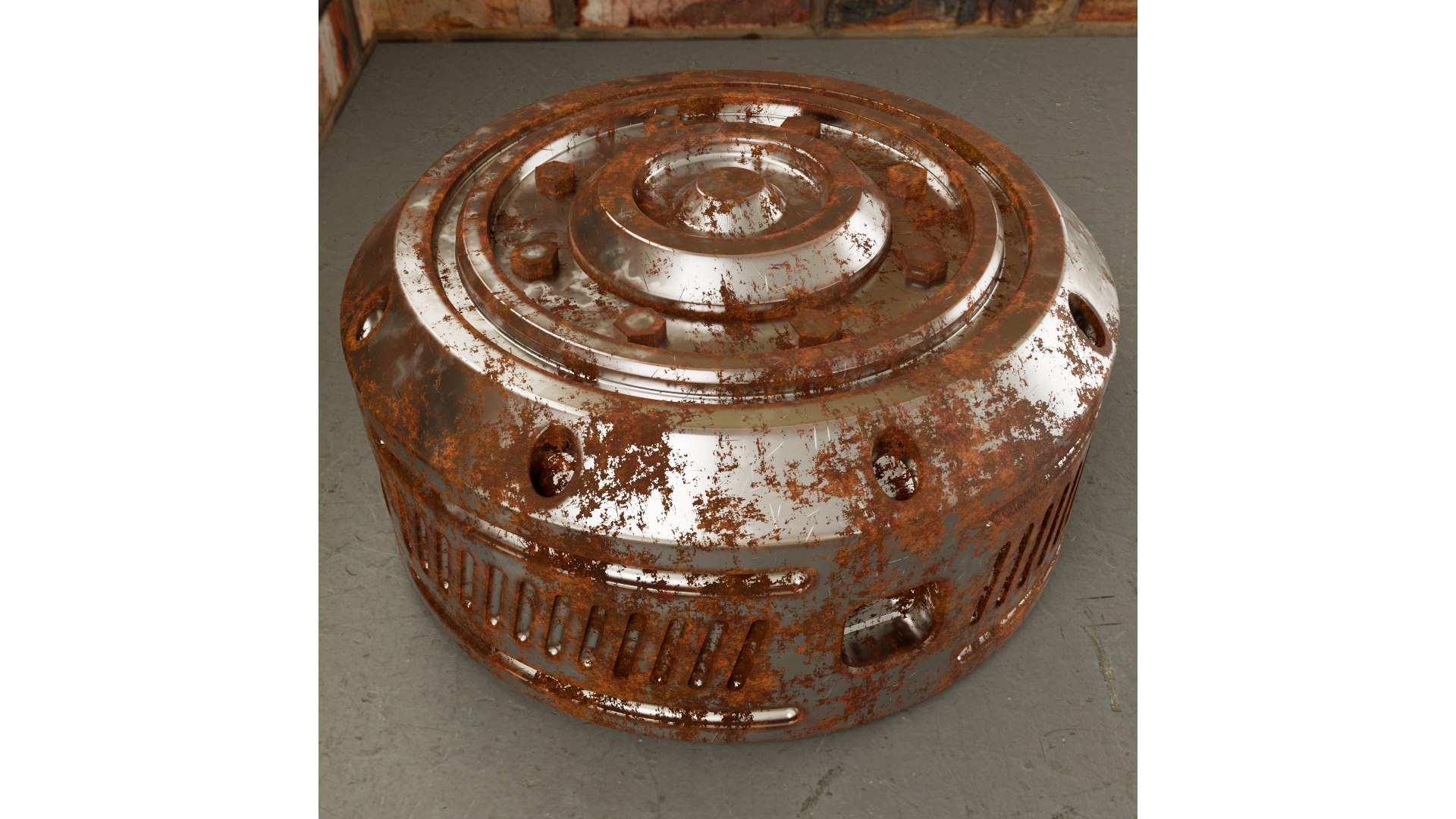 3D model Rusty Mechanical Prop - TurboSquid 2172147