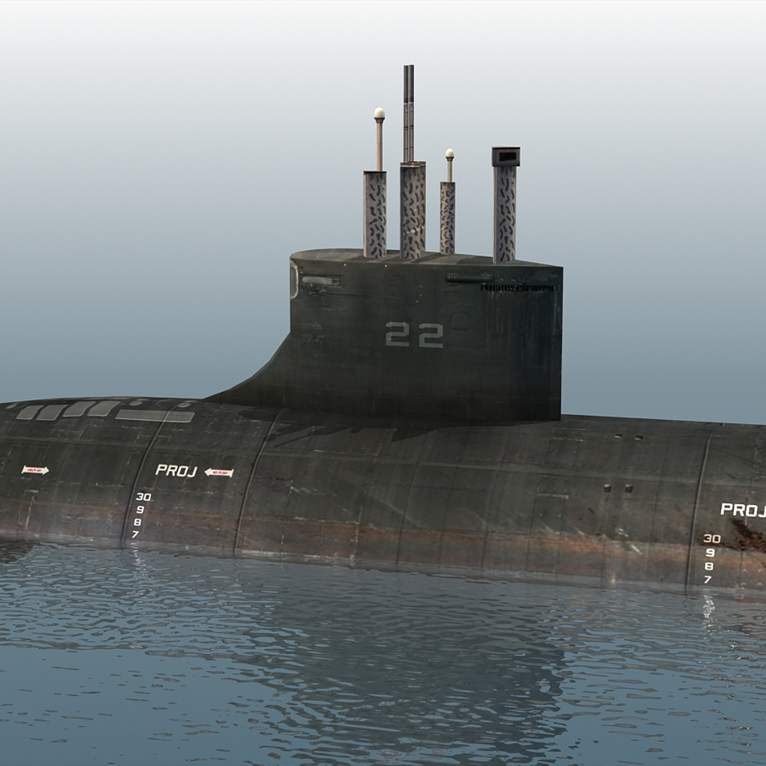 3d s connecticut ssn-22 submarine
