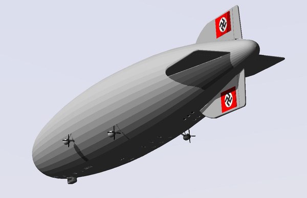 3ds max zeppelin hindenburg