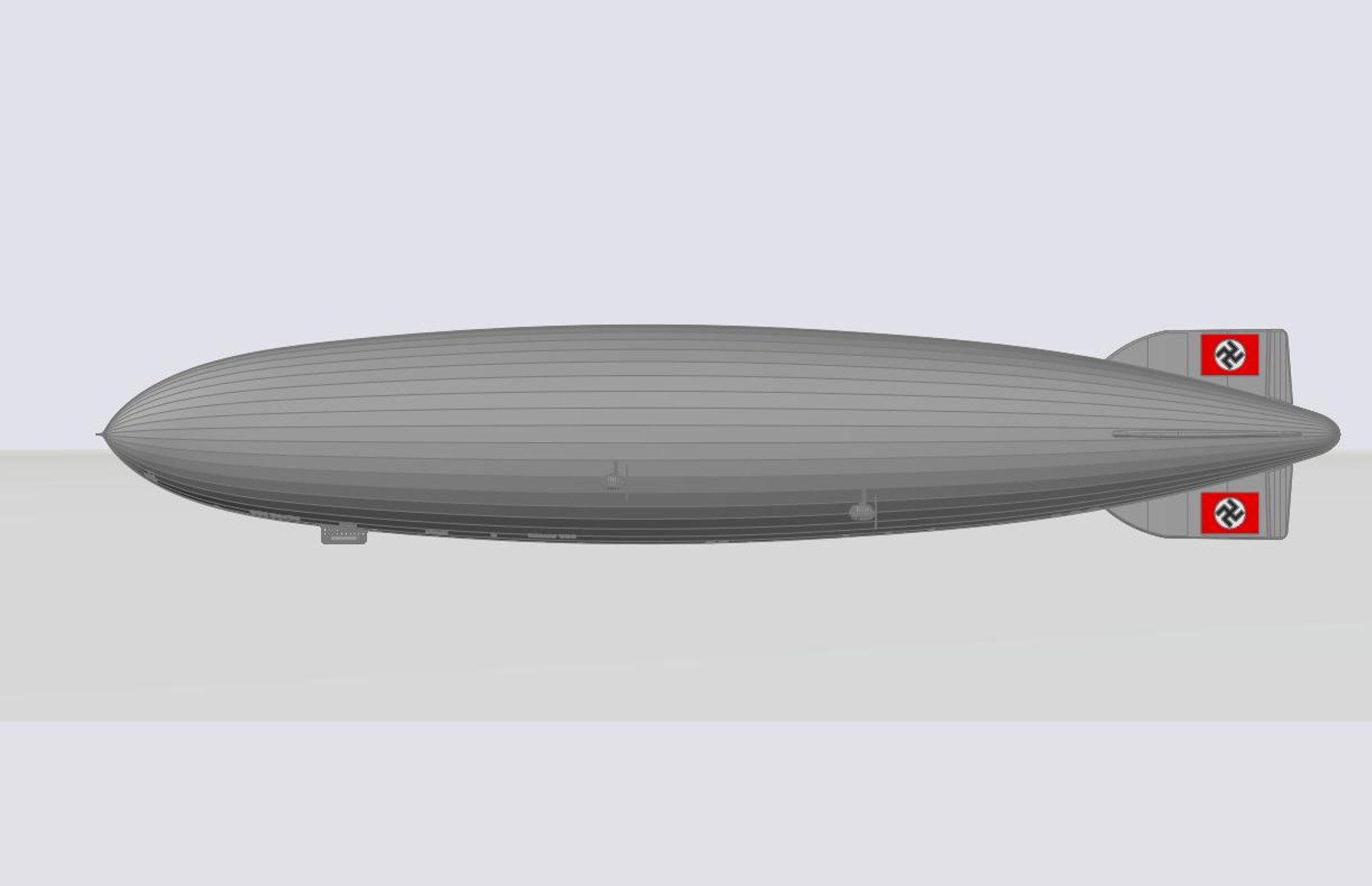 3ds Max Zeppelin Hindenburg