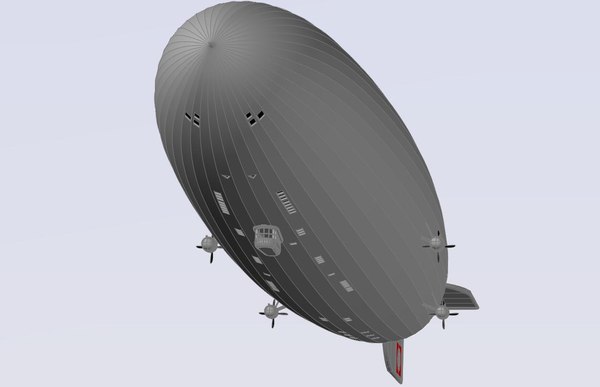 3ds max zeppelin hindenburg