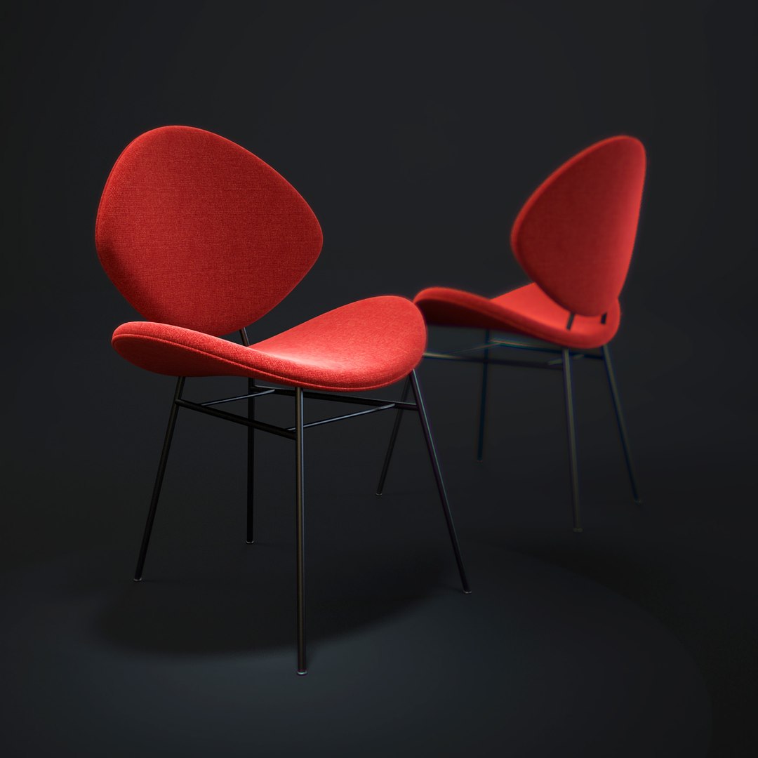 3d model fishnet-chair