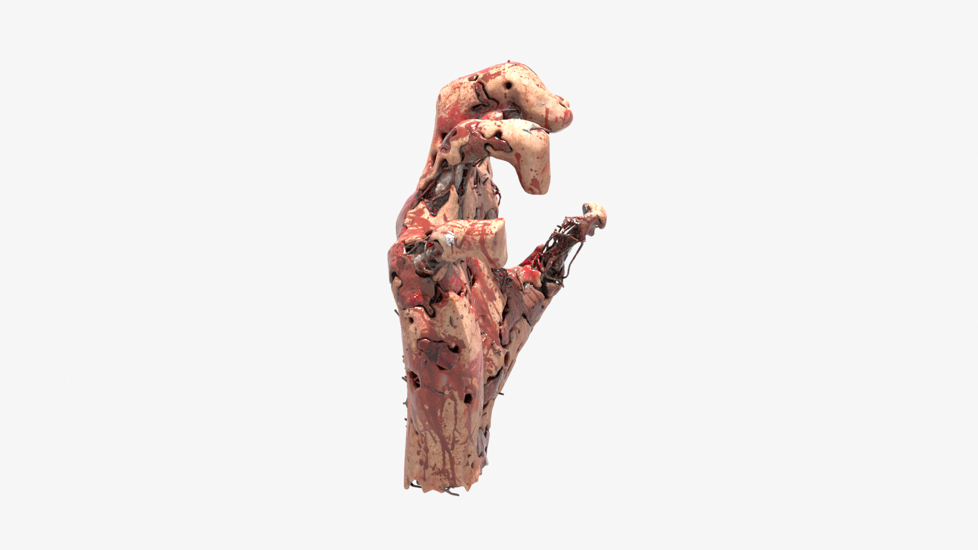 Dirty Infected Hand 3D - TurboSquid 1397335