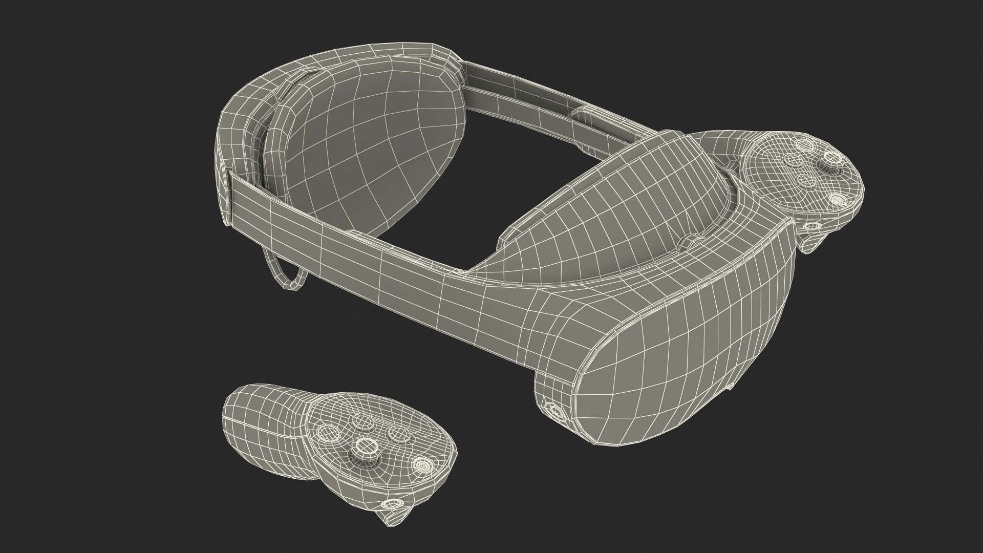 3D Model VR Headset Meta Quest Pro With Controllers - TurboSquid 2199155