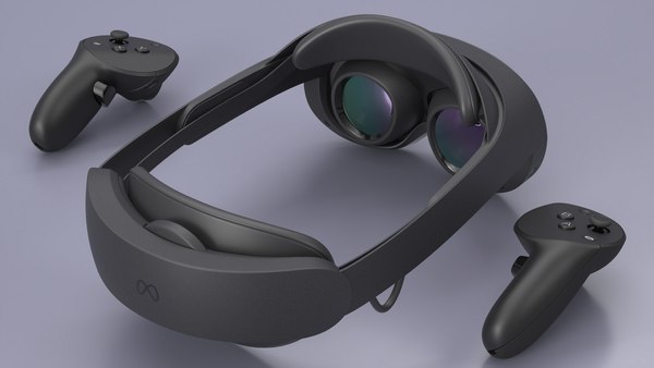 modelo 3d Auriculares VR Meta Quest Pro con controladores - TurboSquid 2199155