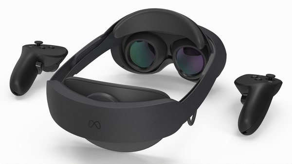 modelo 3d Auriculares VR Meta Quest Pro con controladores - TurboSquid 2199155