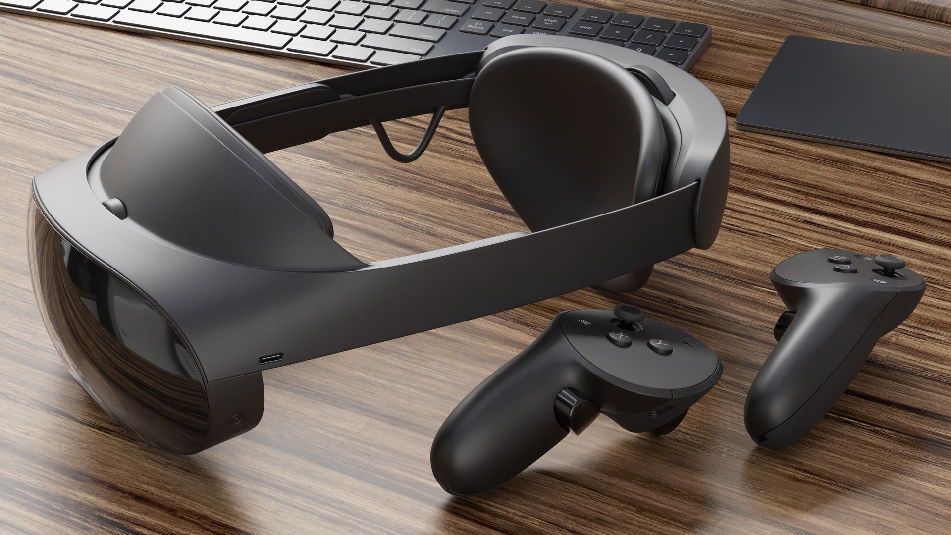 3D Model VR Headset Meta Quest Pro With Controllers - TurboSquid 2199155