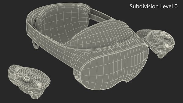 modelo 3d Auriculares VR Meta Quest Pro con controladores - TurboSquid 2199155