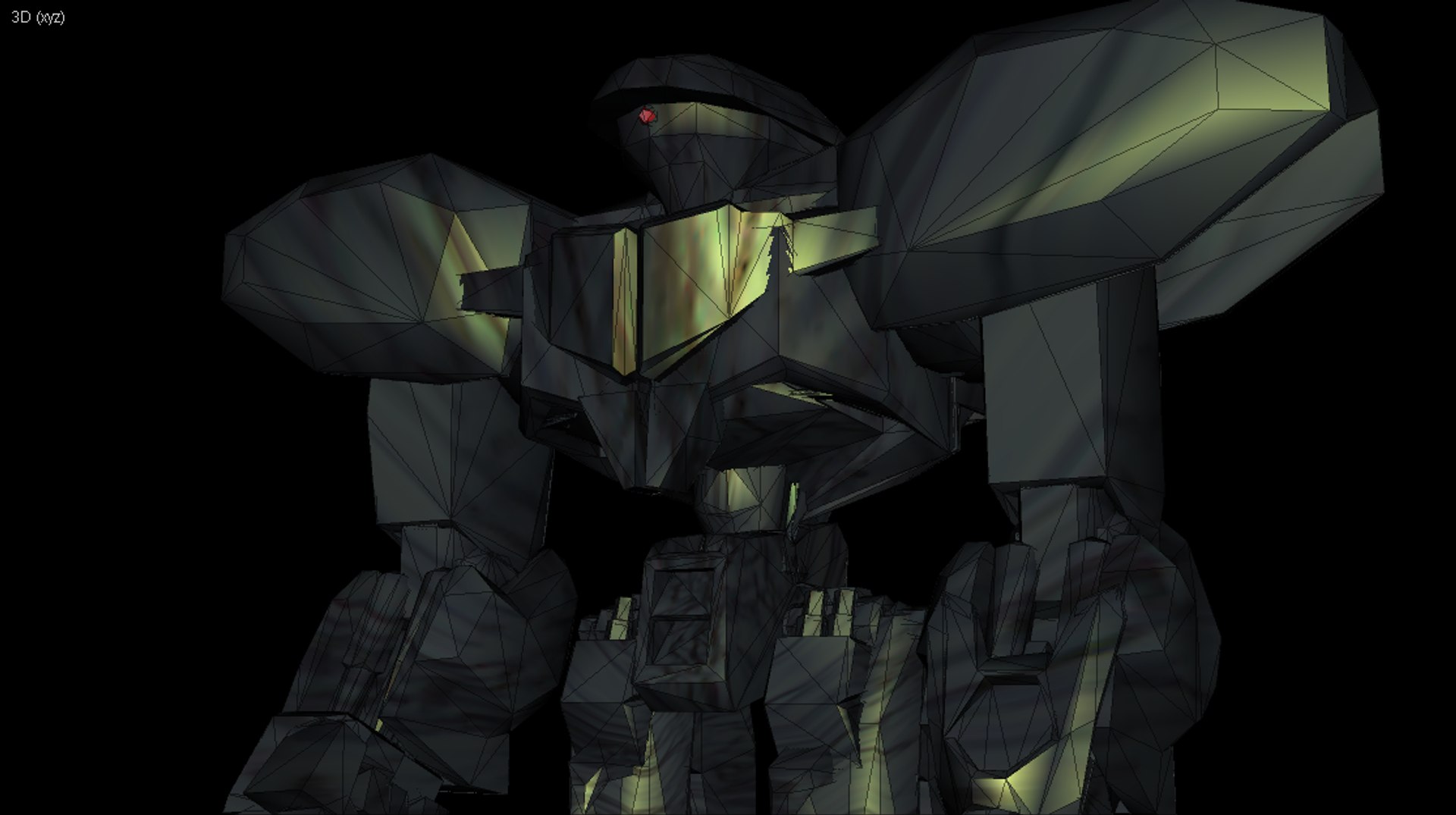 Free Melee Biped Robot 3d Model