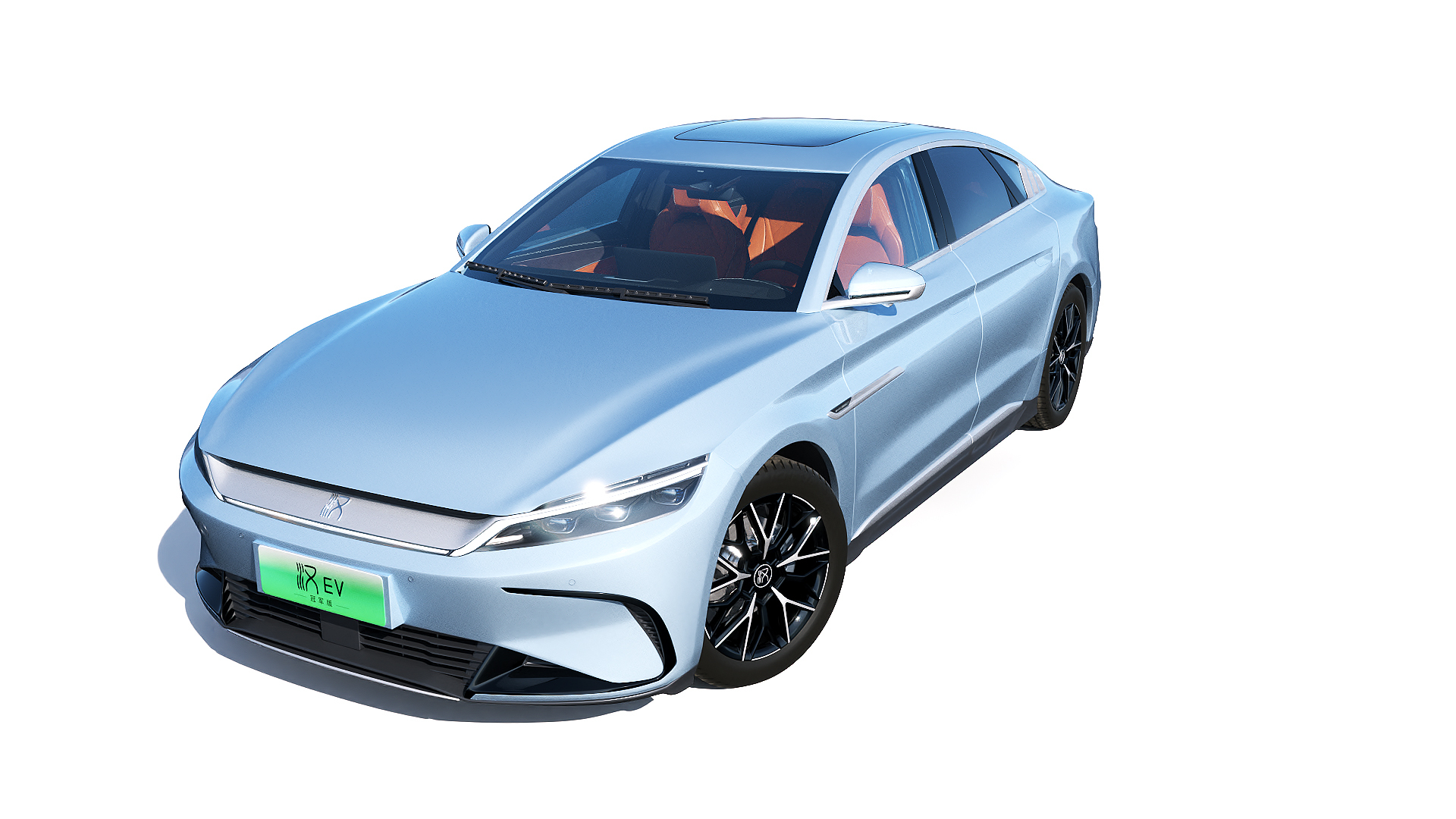 BYD HAN EV 2023 3D Model - TurboSquid 2053346