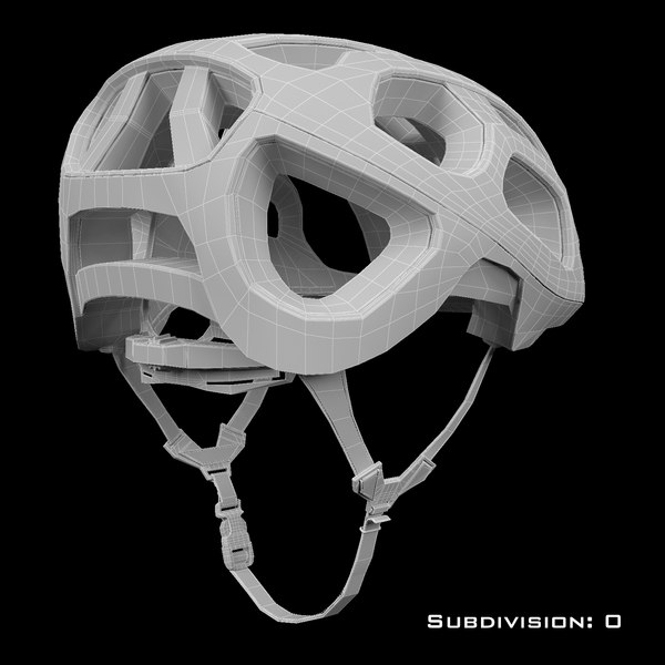 bicycle helmet 3d max