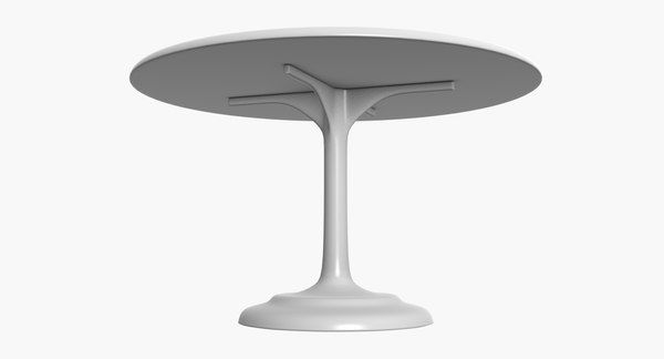plastic chair table 3d model