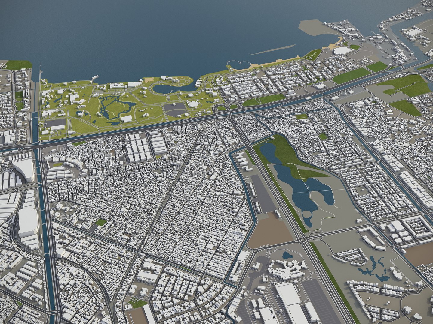 City Jakarta Area - 3D Model - TurboSquid 1407565