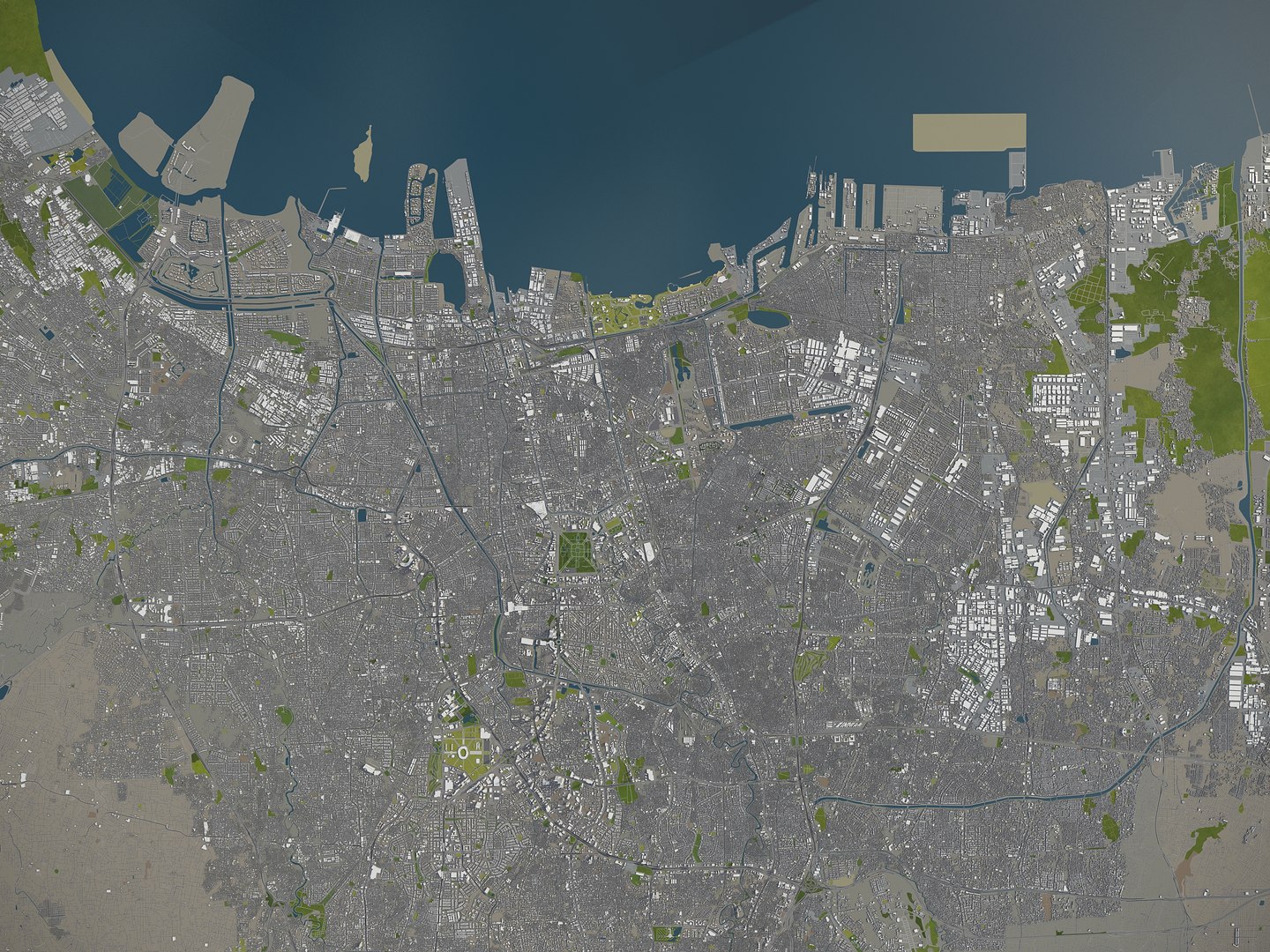 City Jakarta Area - 3D Model - TurboSquid 1407565