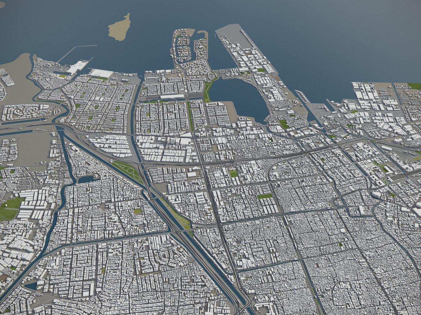 City Jakarta Area - 3D Model - TurboSquid 1407565