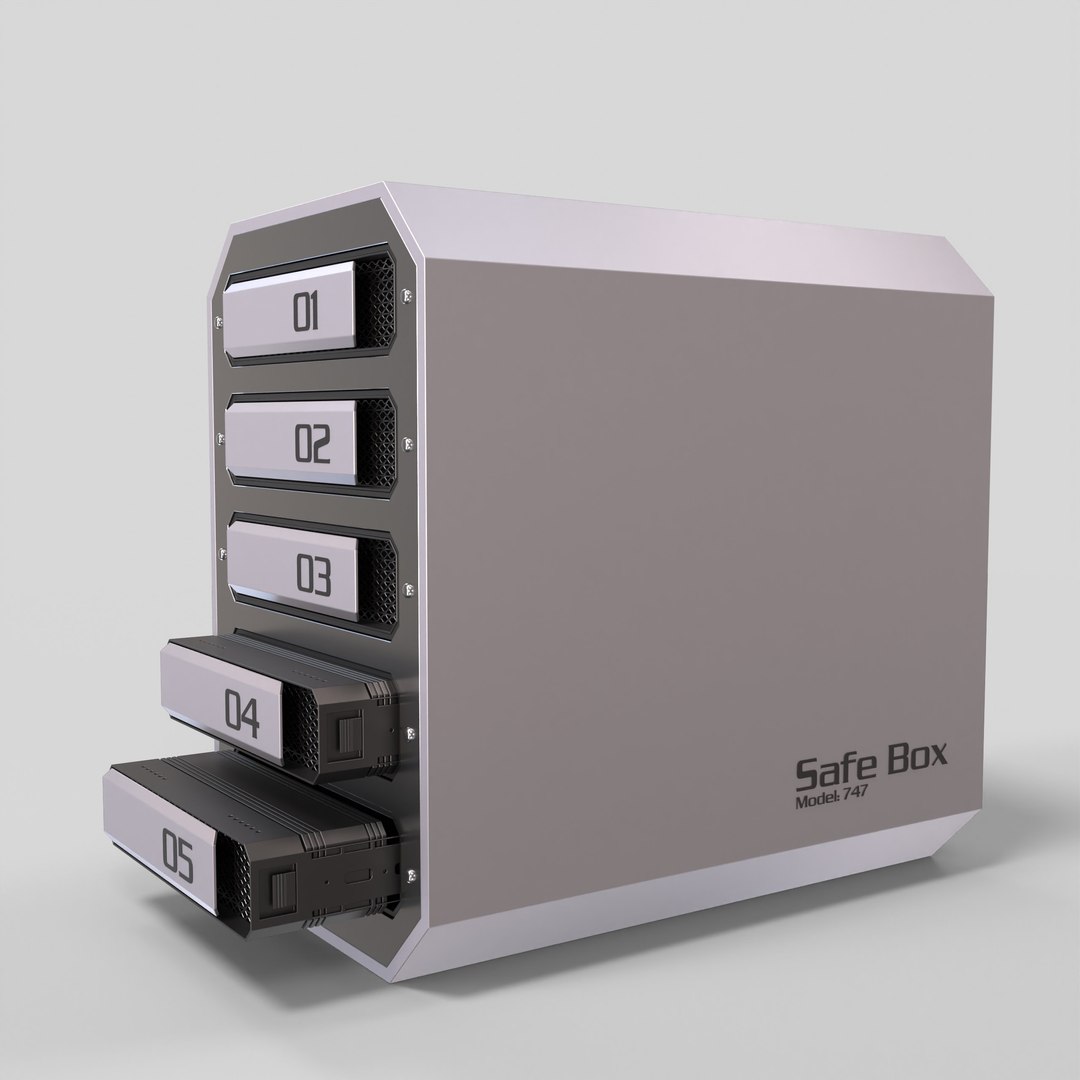 Safe Box 3D Model - TurboSquid 2189312