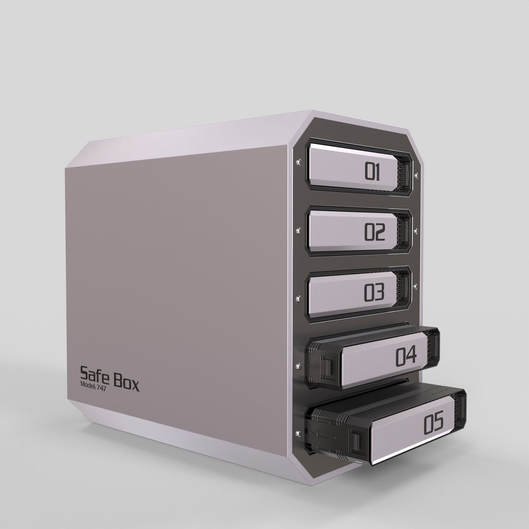 Safe Box 3D Model - TurboSquid 2189312