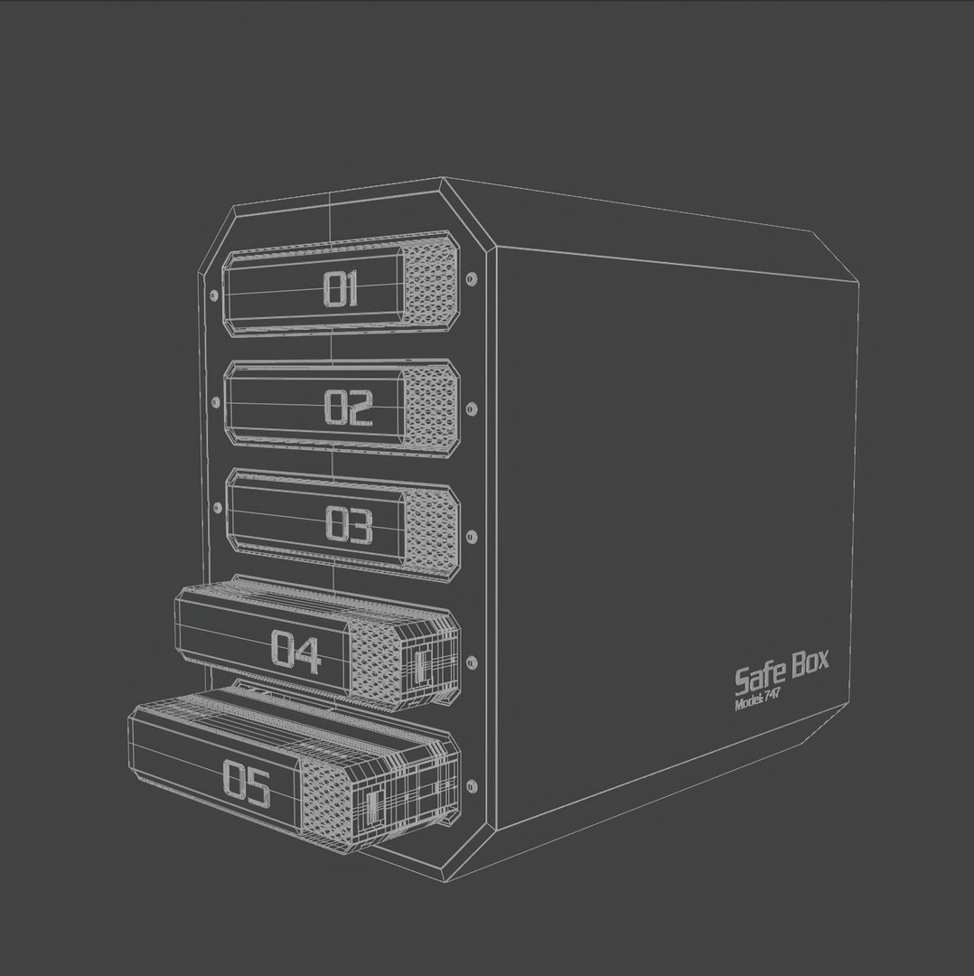 Safe Box 3D Model - TurboSquid 2189312