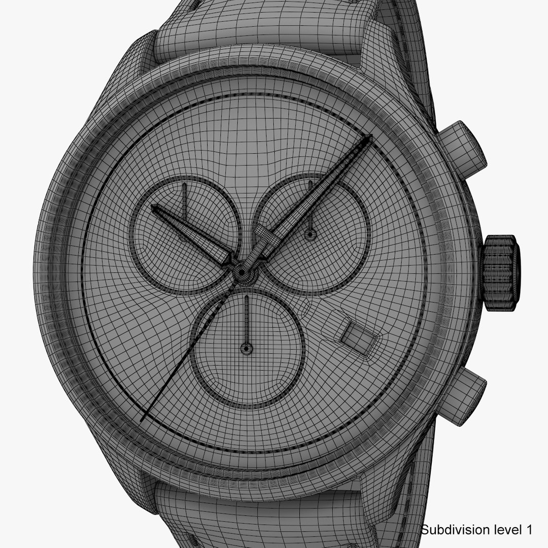 3D Classic Watch 3 - TurboSquid 1342870