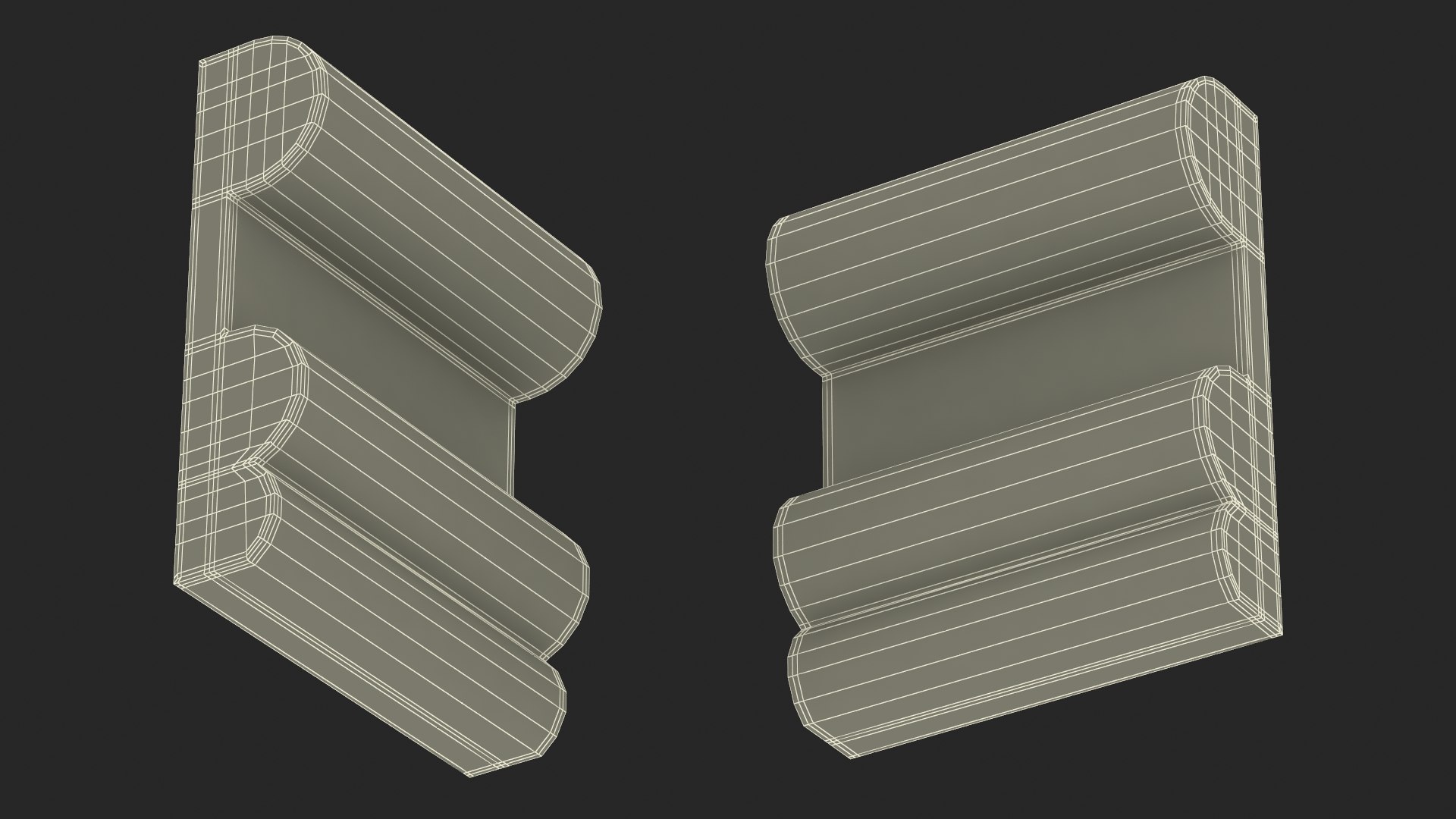 Architectural Molding Gypsum Type 16 3D Model - TurboSquid 2268610