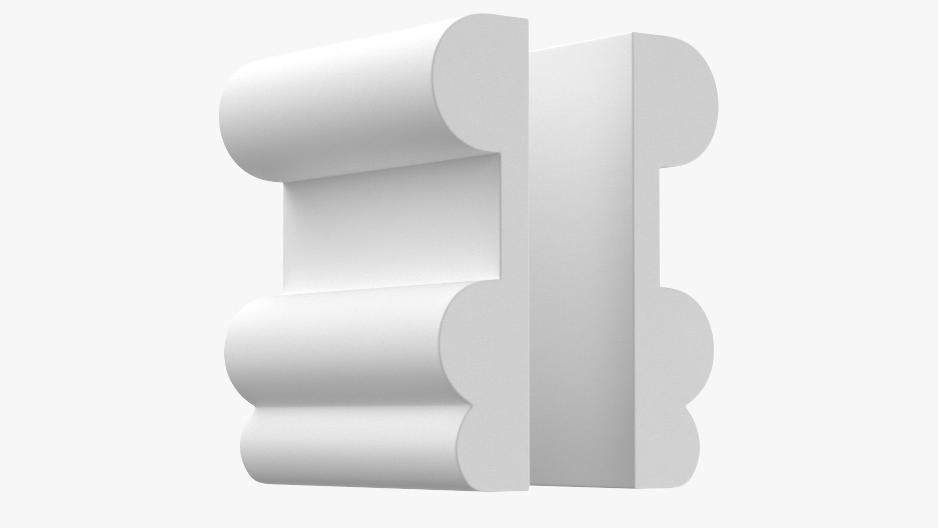 Architectural Molding Gypsum Type 16 3D Model - TurboSquid 2268610