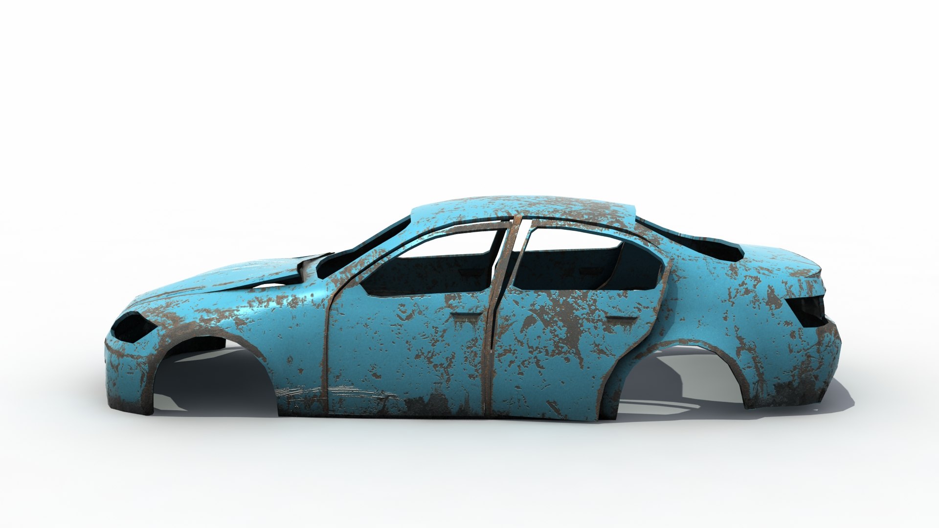 Rusted Wrecked Car Max